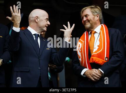 HOUSTON - (lr) King Willem-Alexander, Queen Máxima and Princess Ariane ...
