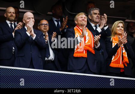 HOUSTON - (lr) King Willem-Alexander, Queen Máxima and Princess Ariane ...