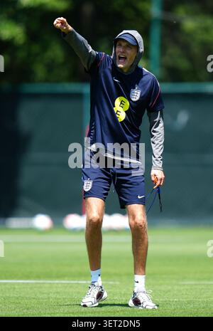 England manager Thomas Tuchel at Swope Soccer Village, Kansas City ...
