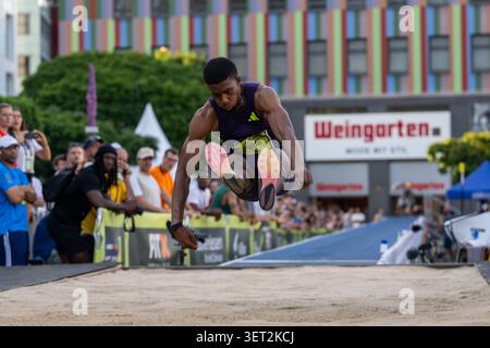 ESSEN, GERMANY - JUNE 20: Baldé Gerson (Portugal, POR - Long Jump ...