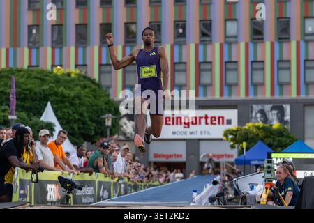 ESSEN, GERMANY - JUNE 20: Baldé Gerson (Portugal, POR - Long Jump ...