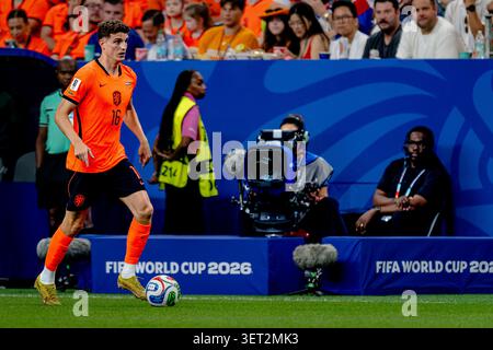 HOUSTON - Guus Til of the Netherlands during the 2026 World Cup at NRG ...