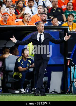 HOUSTON - Sweden national team coach Graham Potter during the 2026 ...