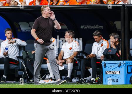 HOUSTON - Netherlands coach Ronald Koeman during the FIFA 2026 Group F ...