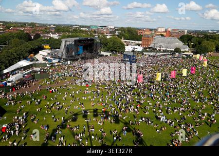 General view of Trnsmt Festival as Two Door Cinema Club performs at the ...