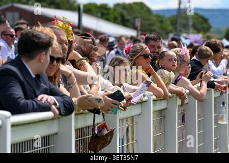 during the Ladies' Day Meeting at Redcar Racecourse, Redcar on Saturday ...
