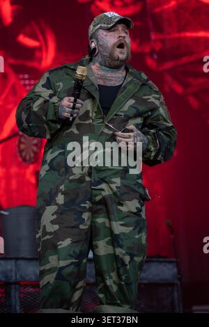 Teddy Swims performs at the Isle of Wight Festival 2026 - Seaclose Park ...