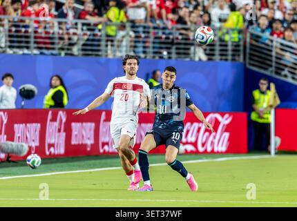 June 19 2026 TÃ¼rkiye midfielder Arda GÃ¼ler (8)kicks the ball during ...