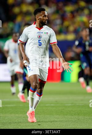 Hannes Delcroix of Haiti in action during the FIFA World Cup 2026 Group ...
