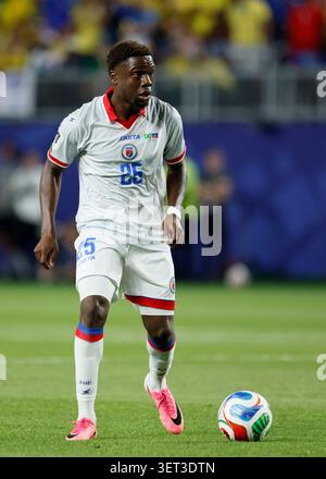 Dominique Simon of Haiti during the FIFA World Cup 2026 Group C match ...
