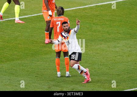 Germany forward Deniz Undav (26) scores a GOAL 1-1 during the Germany v ...