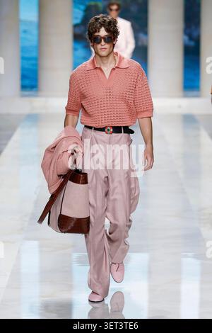 DOLCE & GABANNA Menswear Spring-Summer 2027 runway during Milan Fashion ...