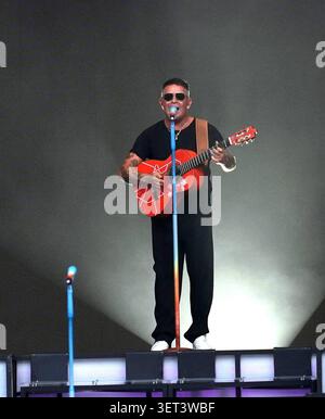 Concert by Alejandro Sanz at the Riyadh Air Metropolitan Stadium in ...