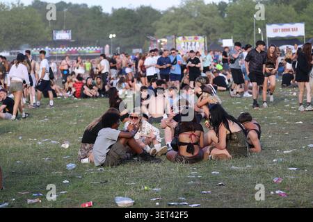 Manchester, UK, 20 June, 2026. 4am Kru performing on stage at Parklife ...