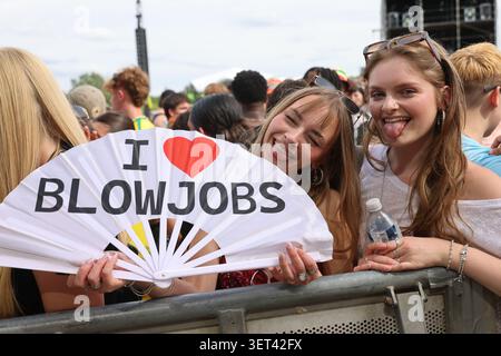 Manchester, UK, 20 June, 2026. 4am Kru performing on stage at Parklife ...