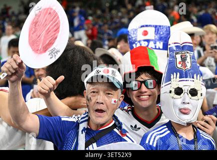 Monterrey, Mexico - June 20: Japan fans clear trash from the stands ...
