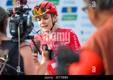 VILLARS-SUR-OLLON, SWITZERLAND - JUNE 21: Franziska Koch of Germany and ...