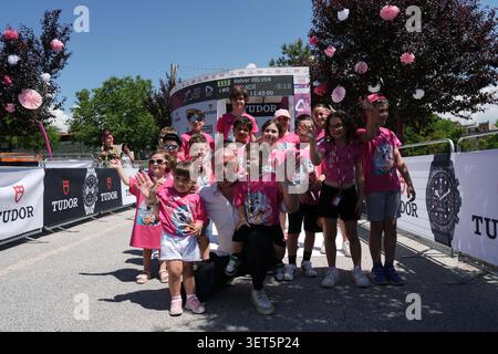 during Stage 8 of the Giro Next Gen 2026 Individual Time Trial, from ...