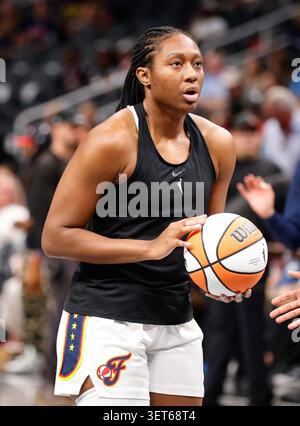 Indiana Fever take on the Atlanta Dream at State Farm Arena in Atlanta ...