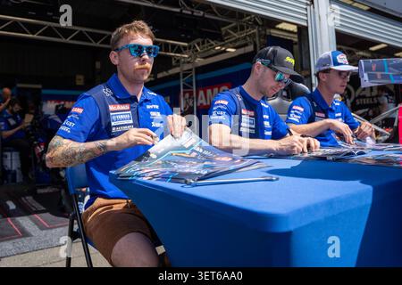 during Round 3 of The ZYN British Superbike Championship at Knockhill ...