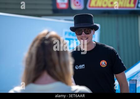 79 STACEY Storm (gbr), Bathams AJN Racing Ducati, portrait crash during ...