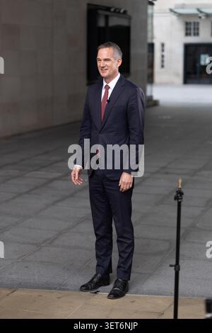 (R) Business Secretary Peter Kyle seen interviewed by Matt Frei after ...