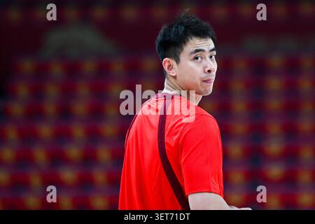Hangzhou, China. 21 June, 2026. Zhao Jiwei #4 of China during the ...
