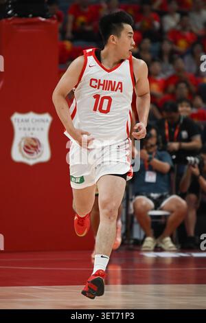 Hangzhou, China. 21 June, 2026. Wang Junjie #10 of China during the ...