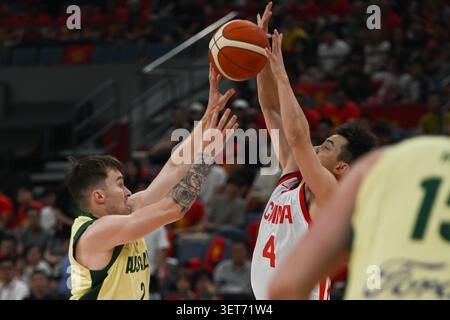 Hangzhou, China. 21 June, 2026. Zhao Jiwei #4 of China during the ...