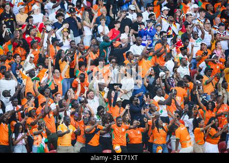 Côte d'Ivoire fans during the Germany v Côte d'Ivoire FIFA WORLD CUP ...