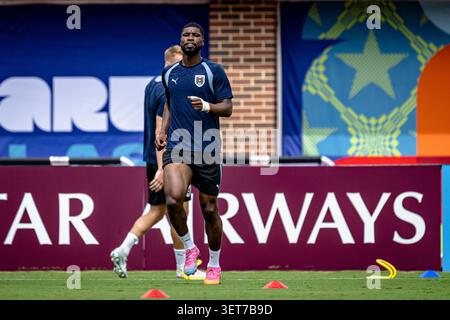 DALLAS - Kevin Danso of Austria during the 2026 World Cup at Washburne ...