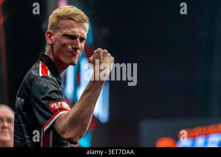 Bratislava, Slovakia, 21. June 2026. Pictured dart player from ...