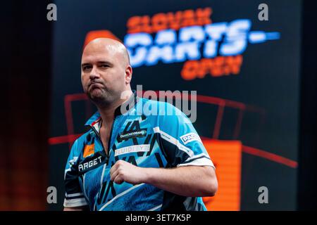 Bratislava, Slovakia, 21. June 2026. Pictured dart player from ...