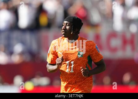 Yan Diomande (Ivory Coast) looks on during Germany v Cote D'Ivoire ...