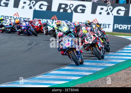 28 RAY Bradley (gbr), McAMS Yamaha, podium ceremony celebration ...