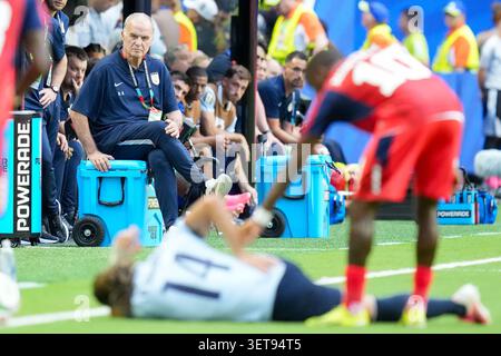 Trainer Marcelo Bielsa (Uruguay) looks on during the FIFA World Cup ...