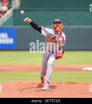 JUN 21, 2026: St. Louis Cardinals infielder Blaze Jordan (33) fields ...