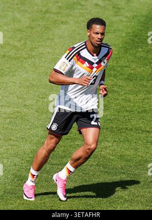 Toronto, Canada - June 20, 2026: German soccer fans with flag walking ...