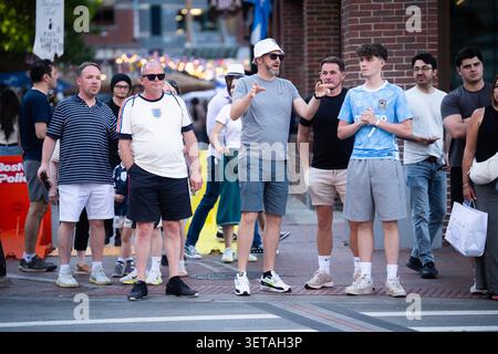 England fans in Boston ahead of their second FIFA World Cup 2026 group ...