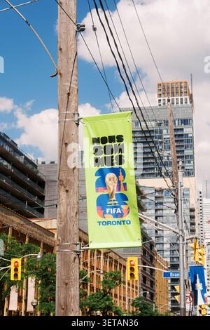 Toronto, Canada - June 20, 2026: German soccer fans walk to FIFA World ...