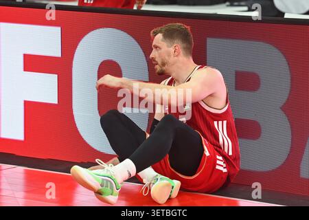 Andreas Obst (FC Bayern Basketball, #13) lacht, GER, FC Bayern ...
