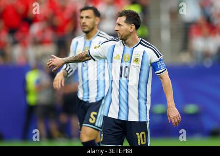 Lionel Messi (Argentinia) gestures during the FIFA World Cup 2026 Group ...