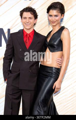 Zendaya at the fan event for the film 'Spider-Man: Brand New Day' at ...