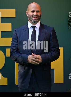 Sam Kass attends "How To Live On Earth" World Premiere at Odeon Luxe ...