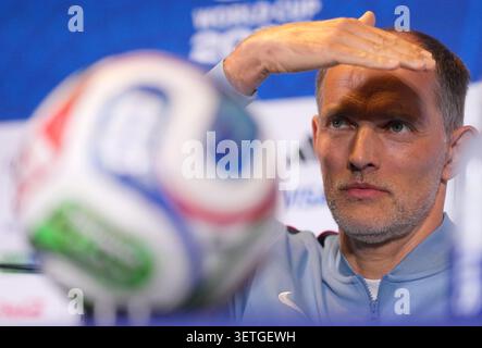 England manager Thomas Tuchel during the FIFA World Cup match at the ...