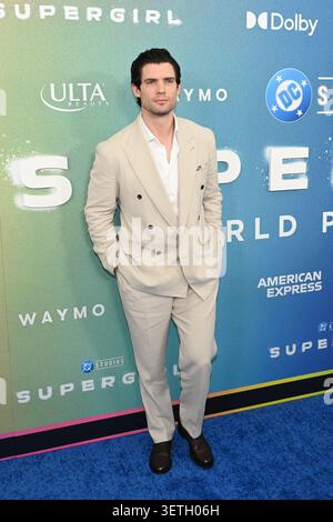 David Corenswet attending the World Premiere of DC Studios' Supergirl ...