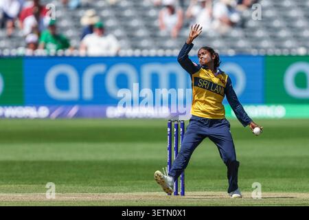 91, Sugandika Dasanayaka of Sri Lanka in action during the ICC Women's ...