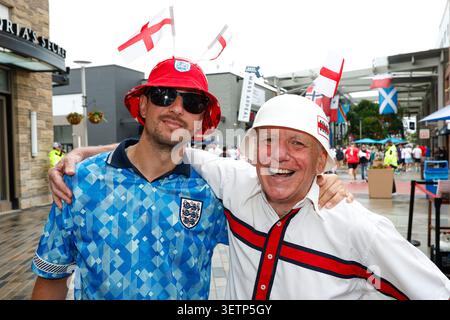 Boston Stadium. 23rd June, 2026. Massachusetts, USA; Ghana supporters ...
