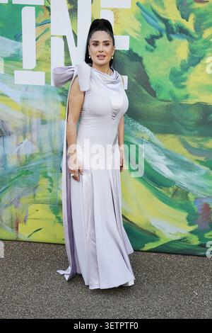 Salma Hayek attending the Serpentine Summer Party at the Serpentine ...