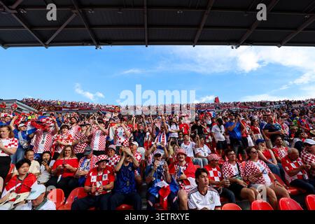 Panama fans cheer on the stands during the FIFA World Cup 2026 Group L ...
